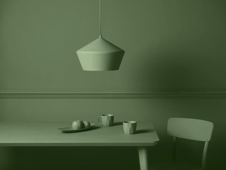 Houseof Metal Diner Pendant Light in Olive Green at 1stDibs