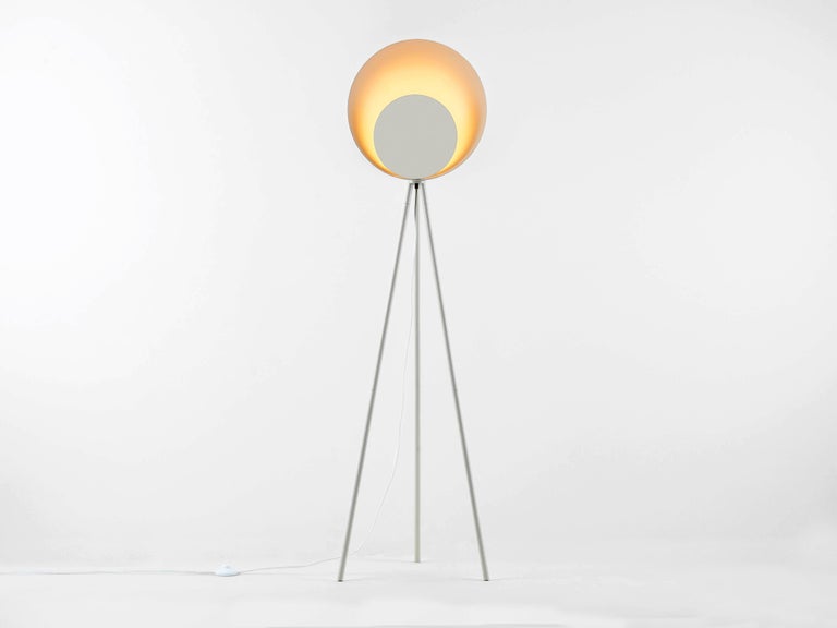 Houseof Sand Beige Metal Diffuser Floor Lamp For Sale at 1stDibs