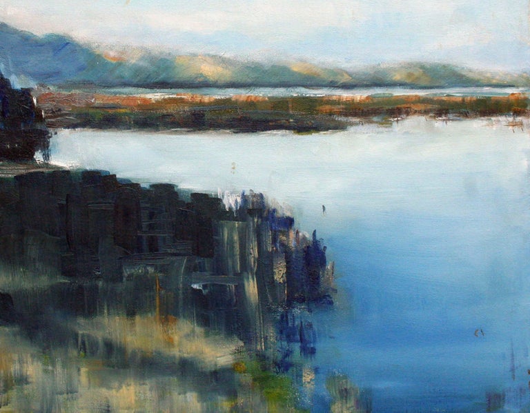 Hovanessian - Over the Bridge, Armenia - Mid Century Figurative ...