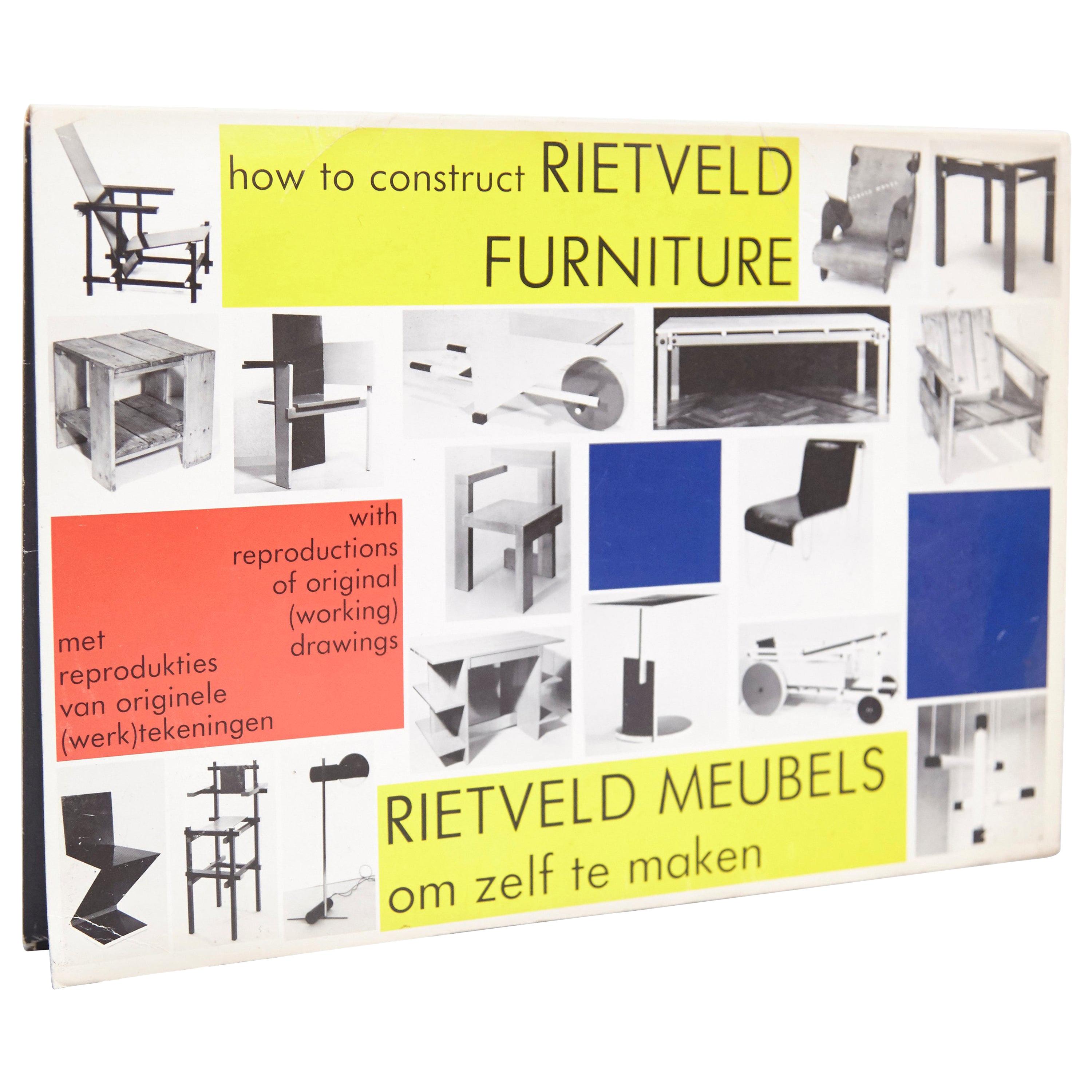De Stijl Berlin Chair Designed in 1923 by Gerrit Rietveld For Sale at ...