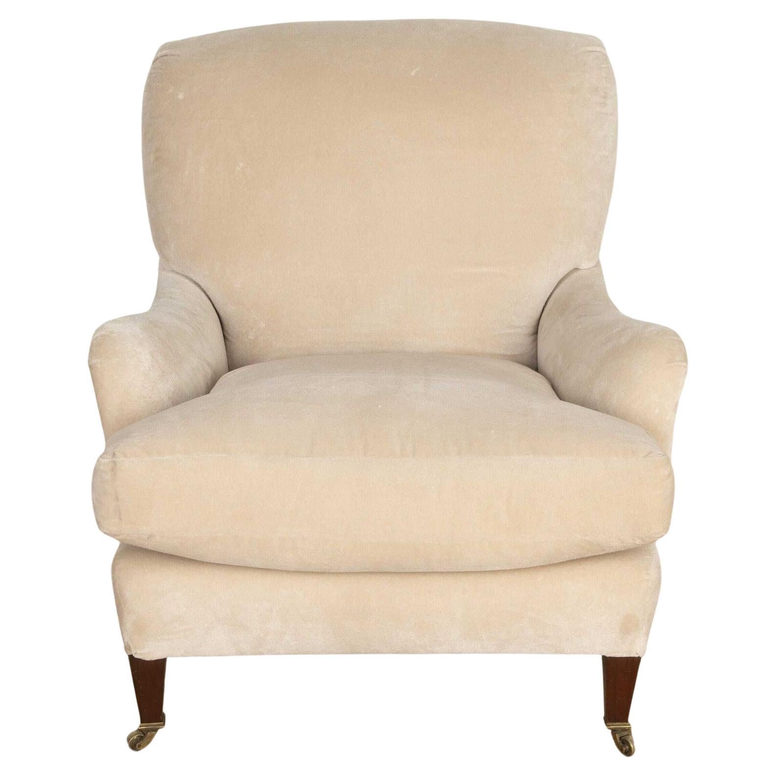 Pair of Antique Armchairs "Bridgewater" Model by Howard and Sons at 1stDibs
