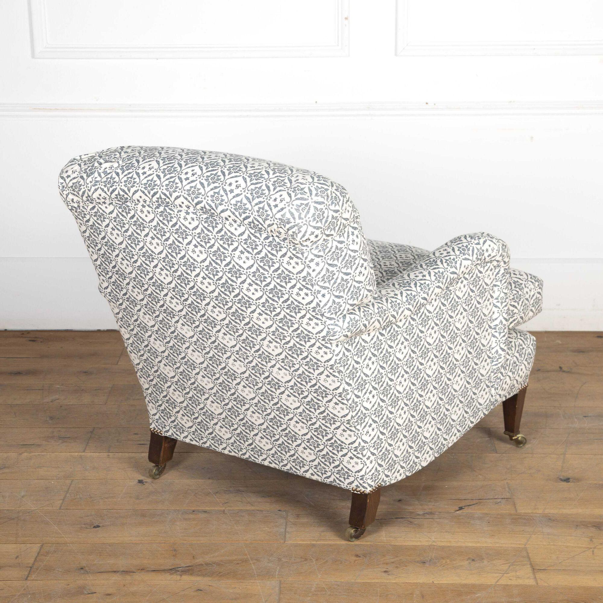 Howard and Sons Deep-seated Bridgewater Armchair at 1stDibs