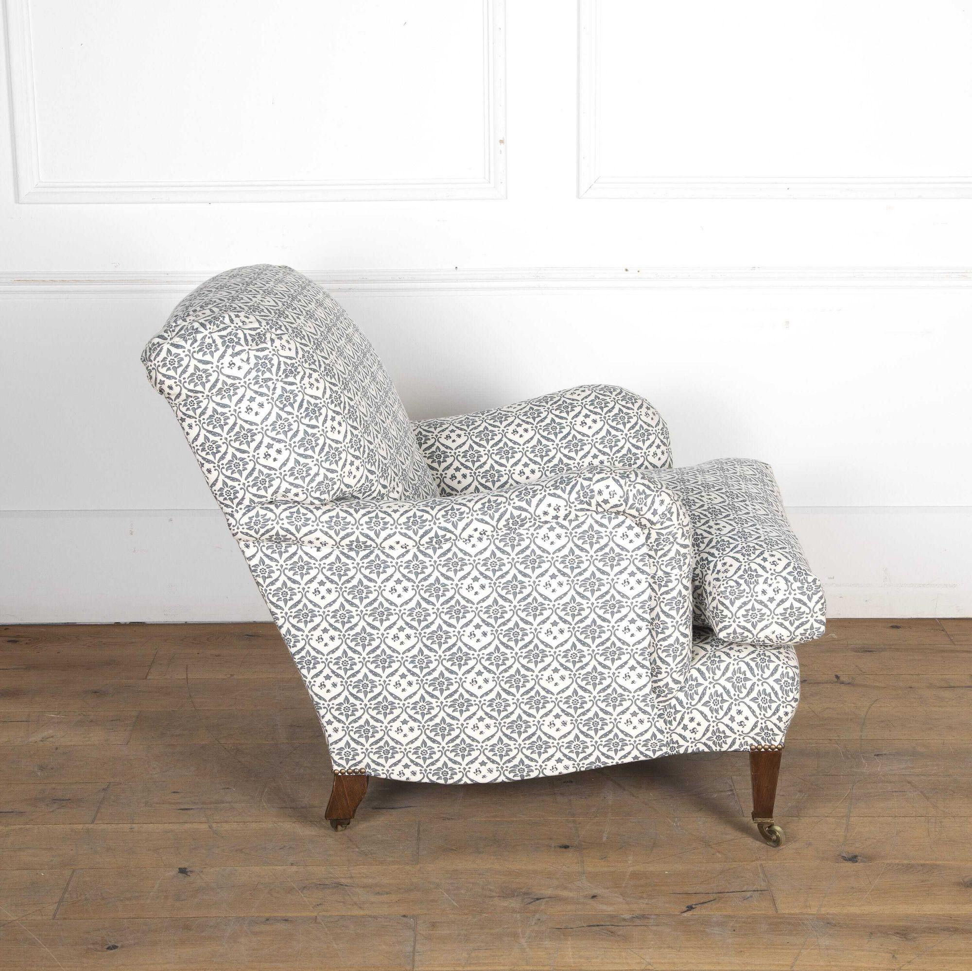 Howard and Sons Deep-seated Bridgewater Armchair at 1stDibs