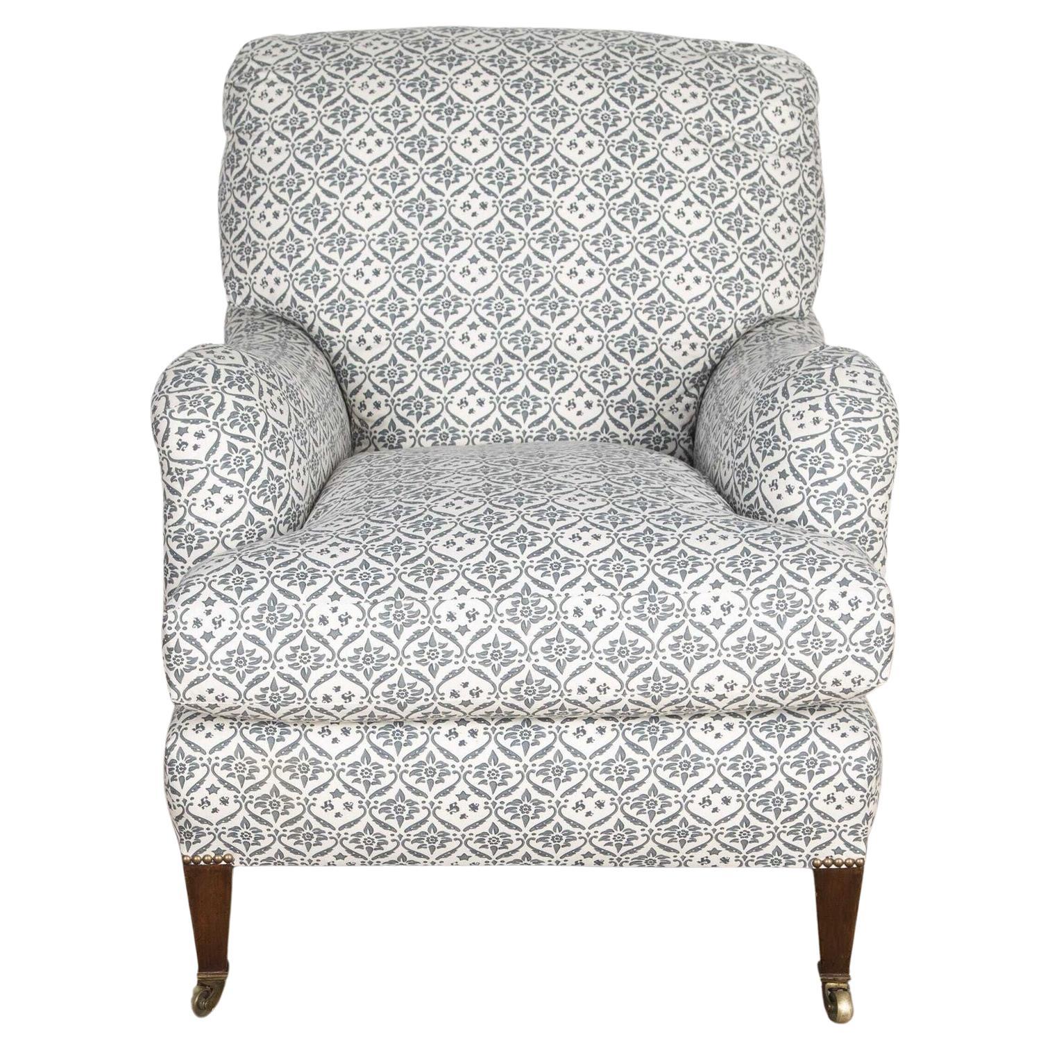 Howard and Sons Deep-seated Bridgewater Armchair at 1stDibs