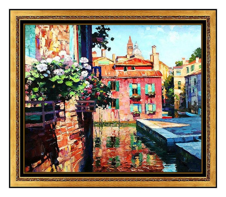 Howard Behrens - Howard Behrens Original Oil Painting on Canvas Large ...