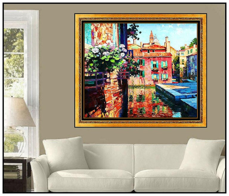 Howard Behrens - Howard Behrens Original Oil Painting on Canvas Large ...