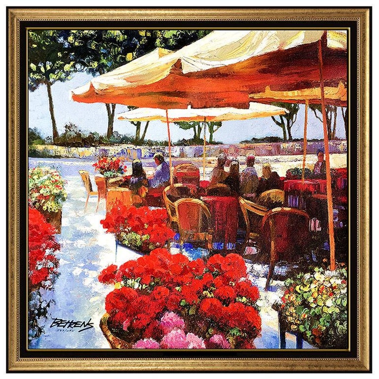 Howard Behrens - Howard Behrens Giclee on Canvas Original Signed Cafe ...
