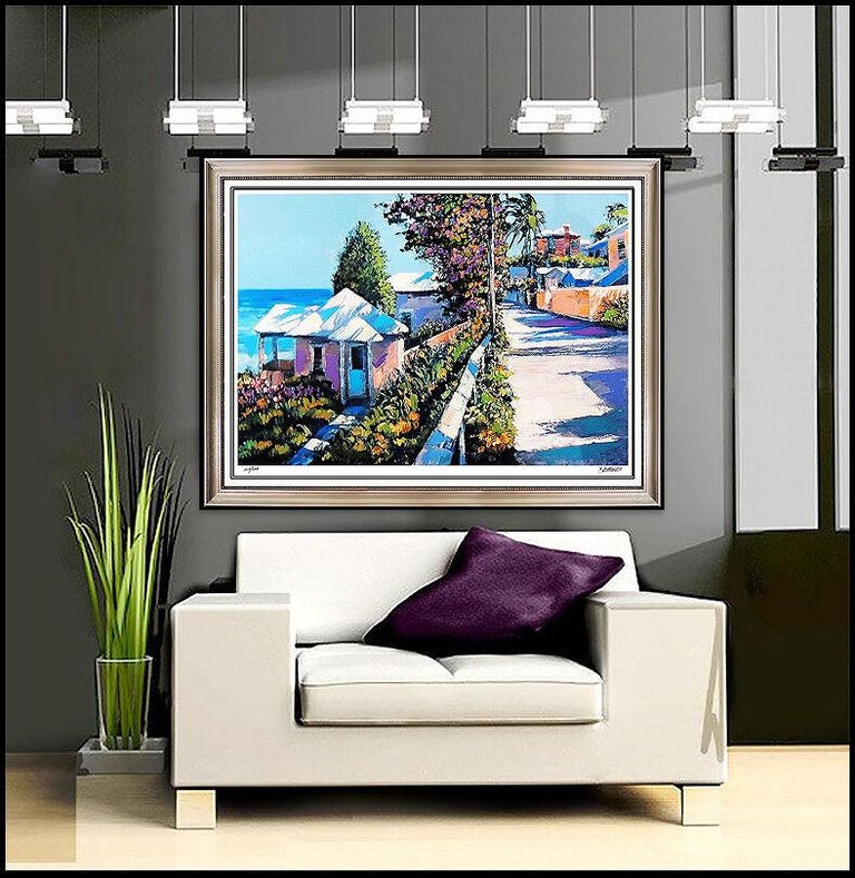 Howard Behrens - Howard Behrens Large Color Giclee Italian Seascape ...