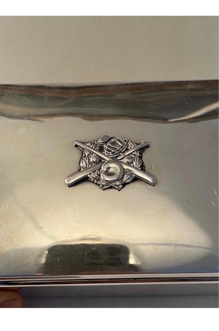 Howard and Company Sterling Silver Baseball Motif Collectible Box For ...