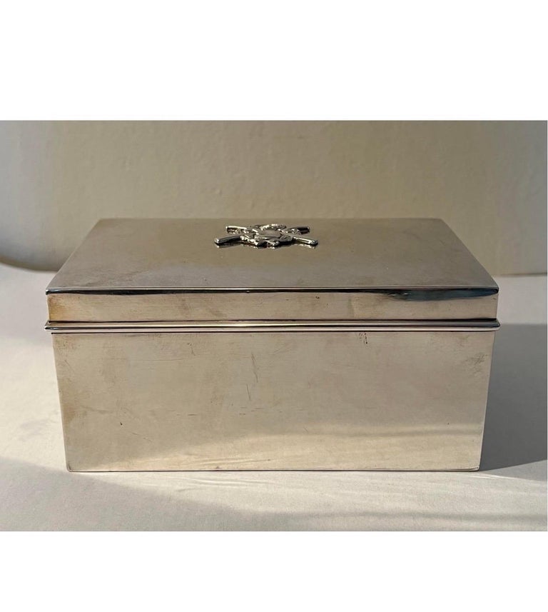 Howard and Company Sterling Silver Baseball Motif Collectible Box For ...