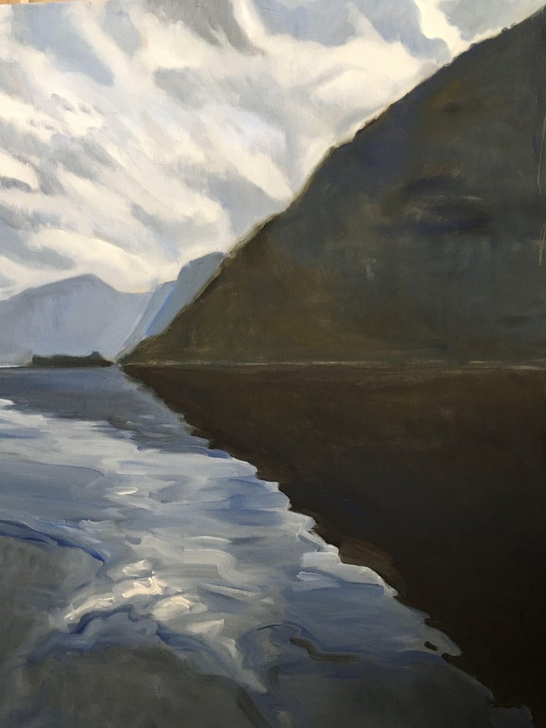 Howard Danelowitz - Diamond Shape Reflection, Painting, Oil on Canvas ...