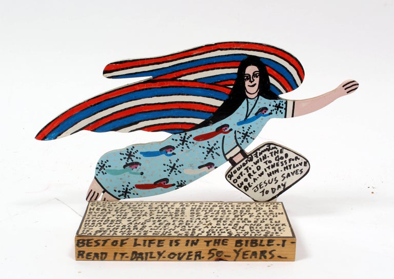 Howard Finster - Folk Art Angel at 1stDibs