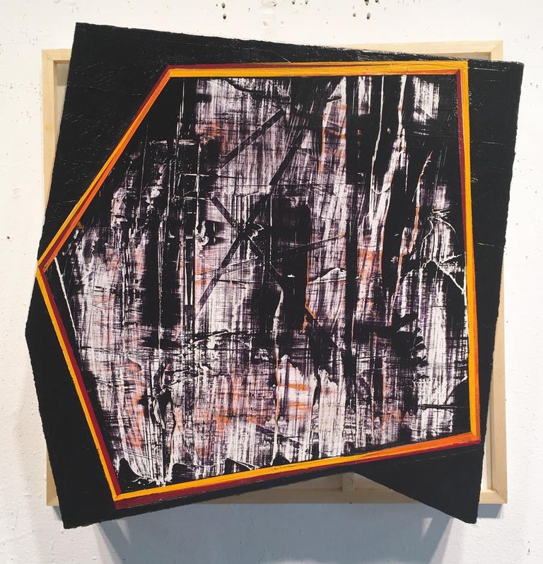 Howard Hersh - "Skin Deep 16-24"- Mixed media wood sculpture ...