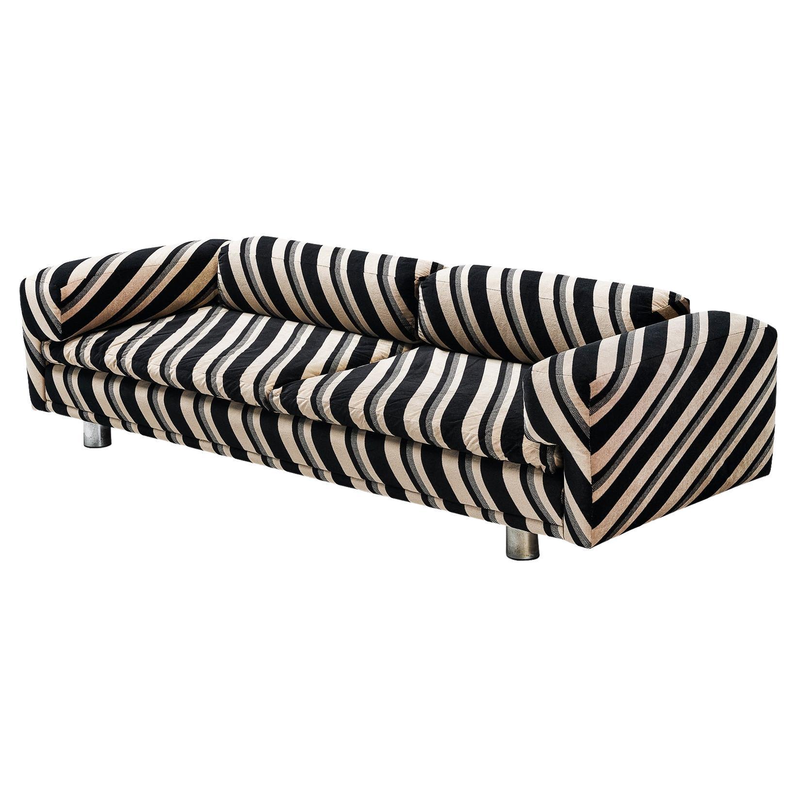 Howard Keith 'Diplomat' Sofas in Original Striped Upholstery For Sale ...