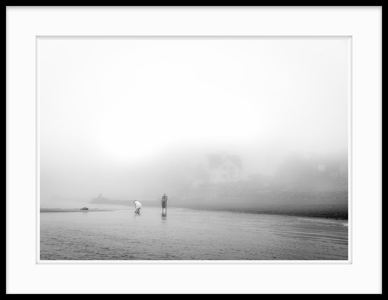 Howard Lewis - Black and White Photograph Cape Cod "Clamming in the Fog ...