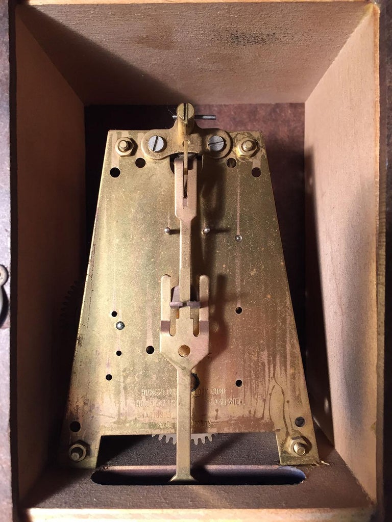 Howard Miller Arthur Umanoff Wall Clock in Fashionable Sapphire at 1stDibs