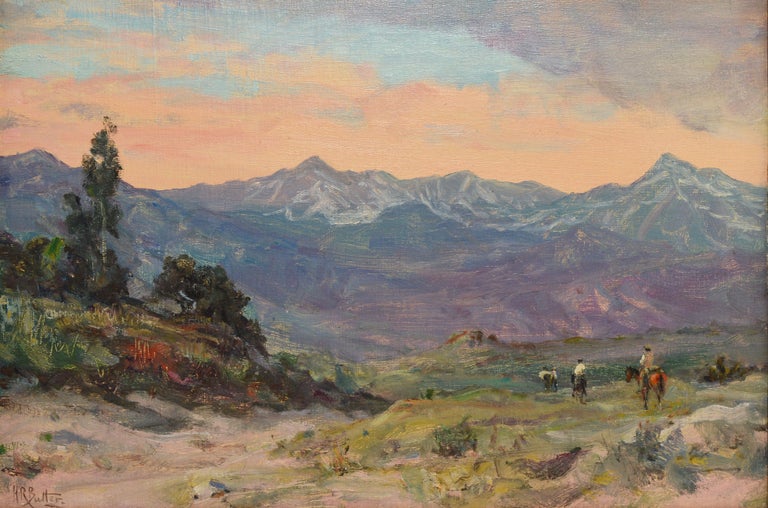 Howard Russell Butler - Sunset in a California Mountain Valley by ...