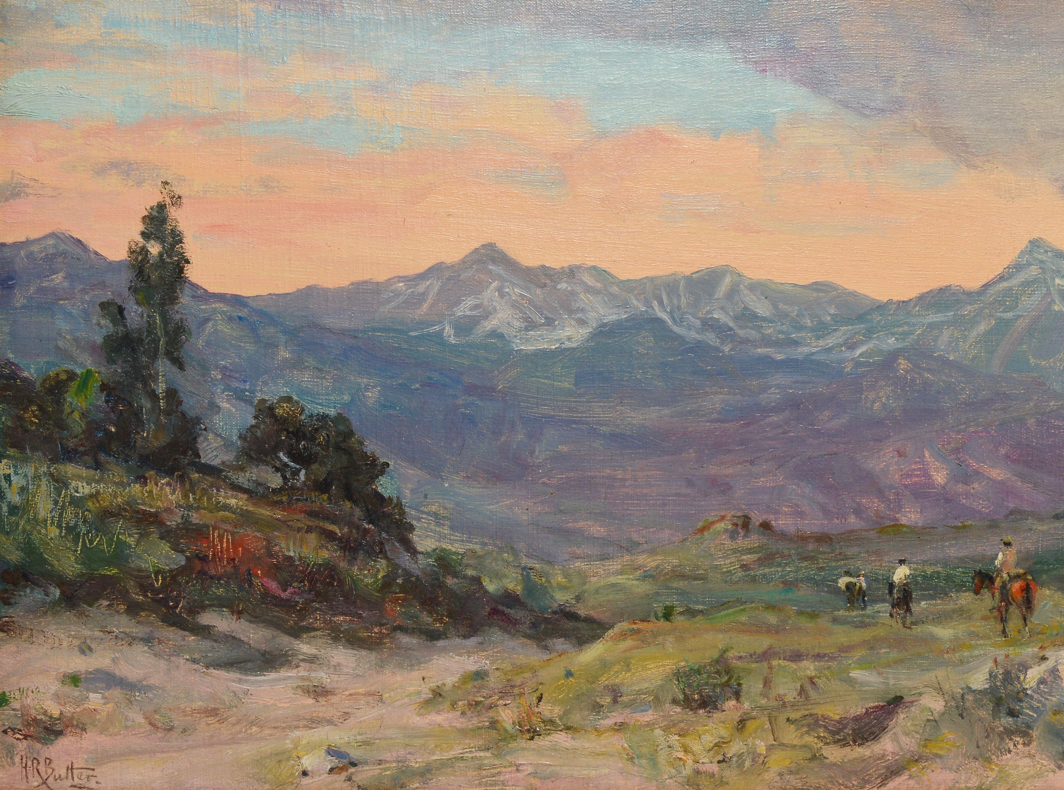 Howard Russell Butler - Sunset in a California Mountain Valley by ...