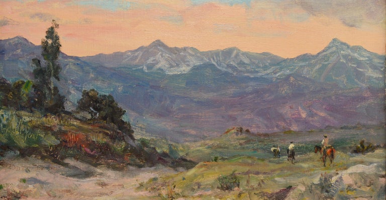 Howard Russell Butler - Sunset in a California Mountain Valley by ...