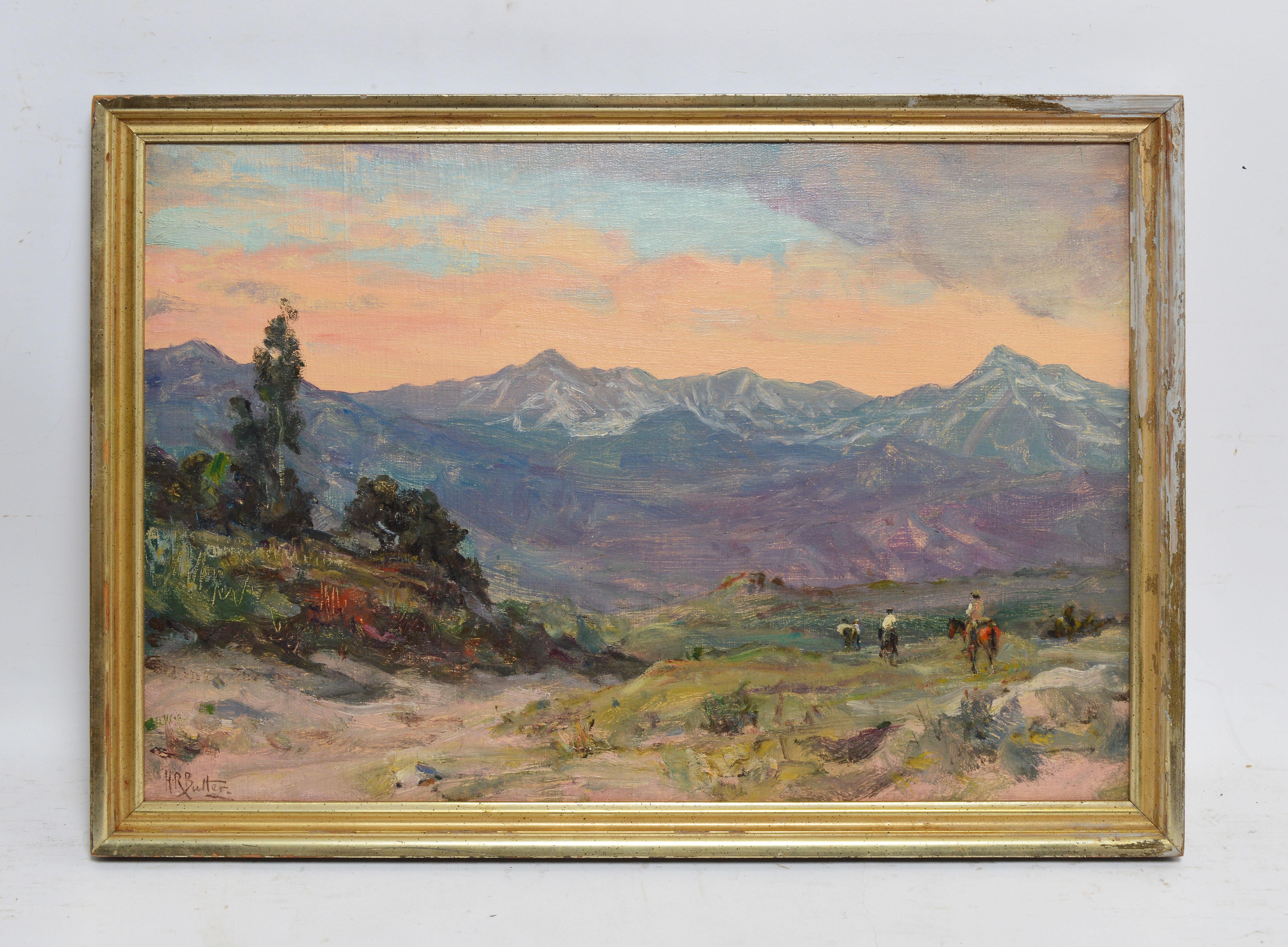 Howard Russell Butler - Sunset in a California Mountain Valley by ...