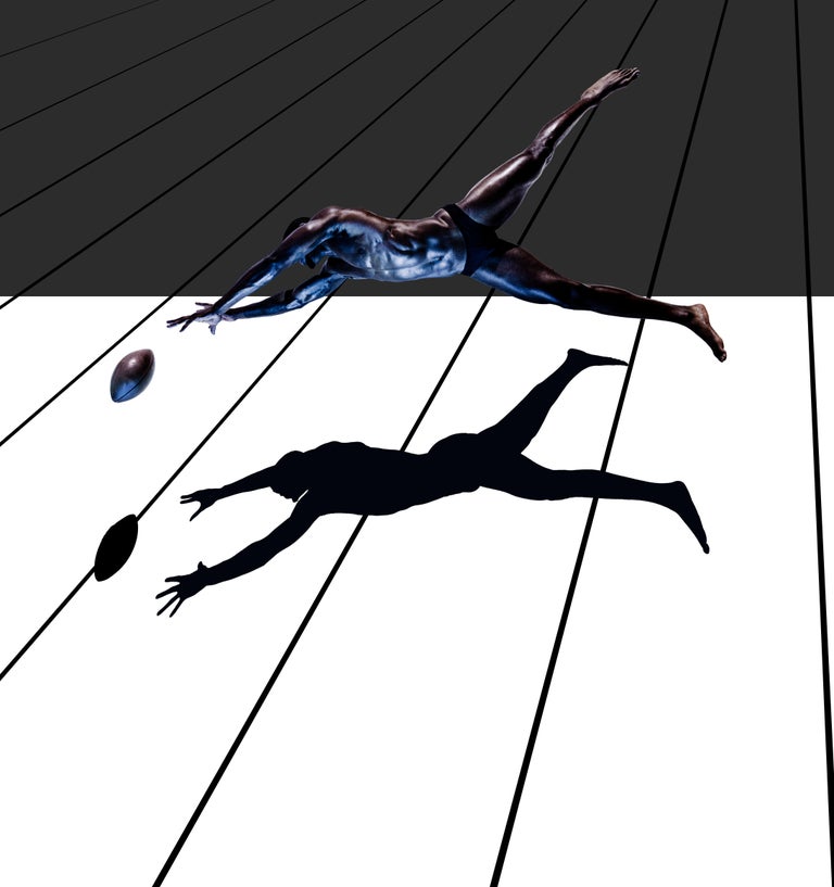 Howard Schatz - Shapes of the NFL: Cameron Brown 13 For Sale at 1stDibs