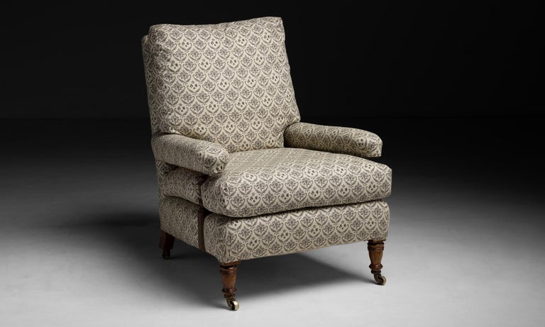 Howard and Sons Armchair, England, Circa 1860 For Sale at 1stDibs