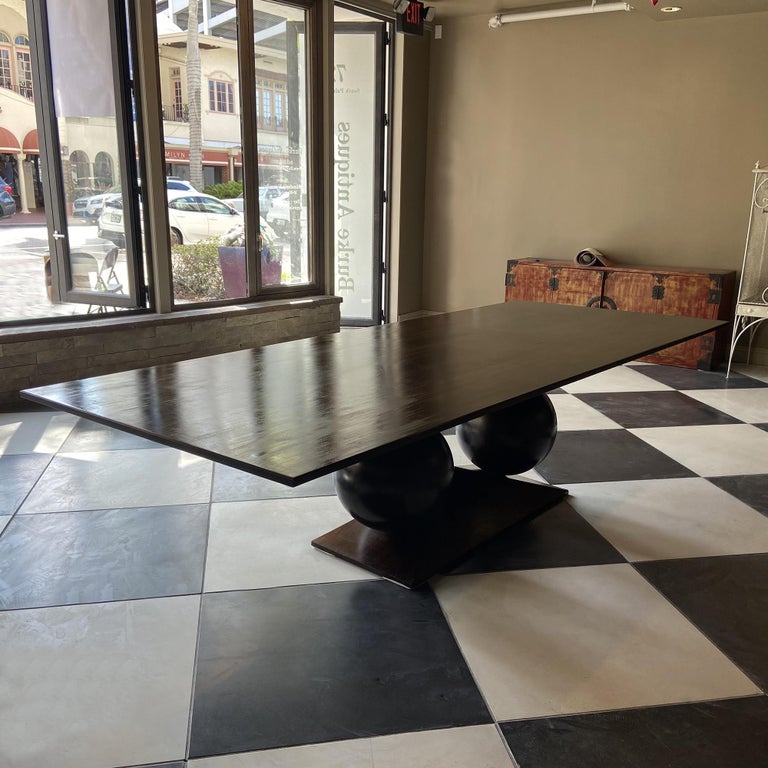 Howard Werner Sculptural Conference/Center Table For Sale at 1stDibs