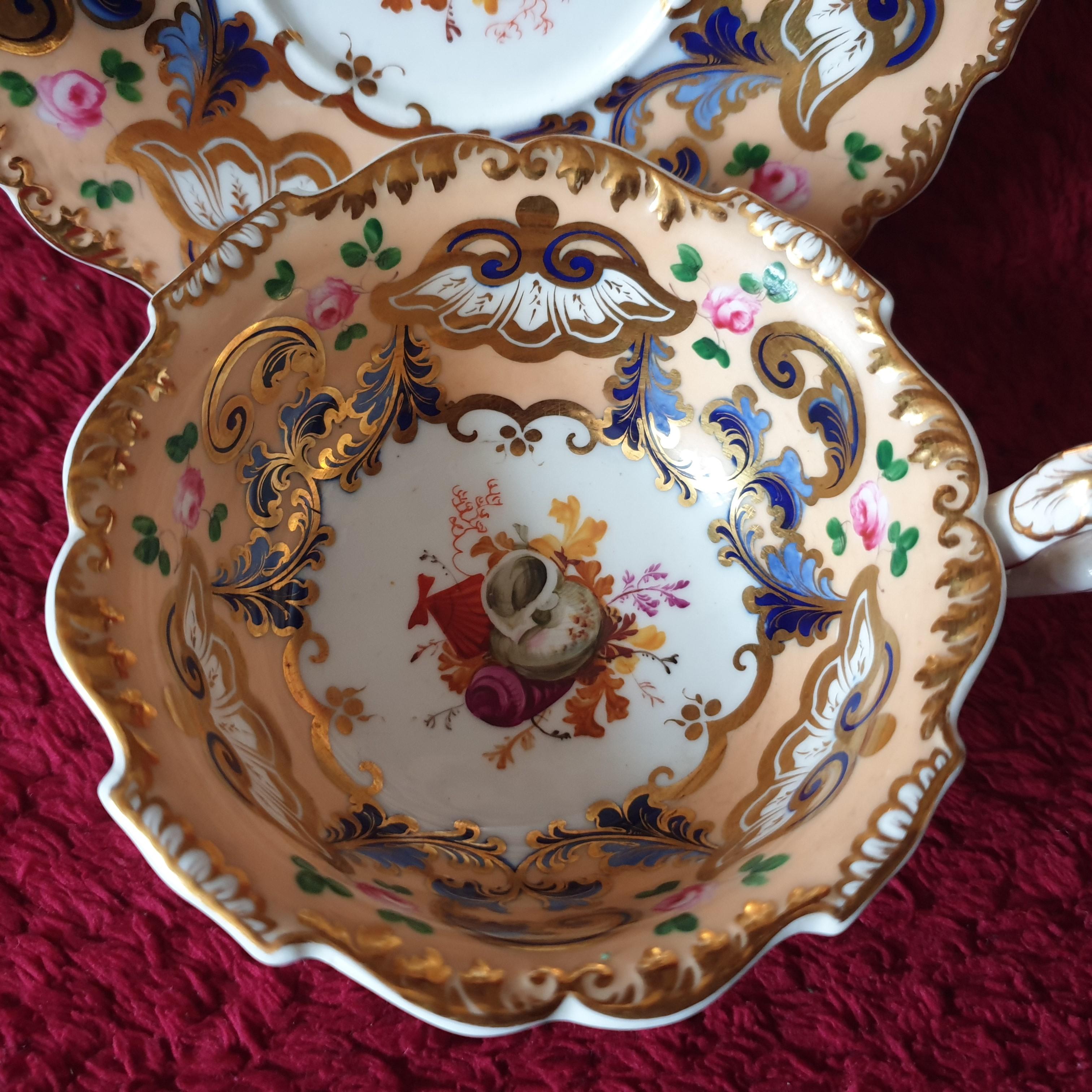 H&R Daniel Shrewsbury Peach ShellTrio For Sale at 1stDibs