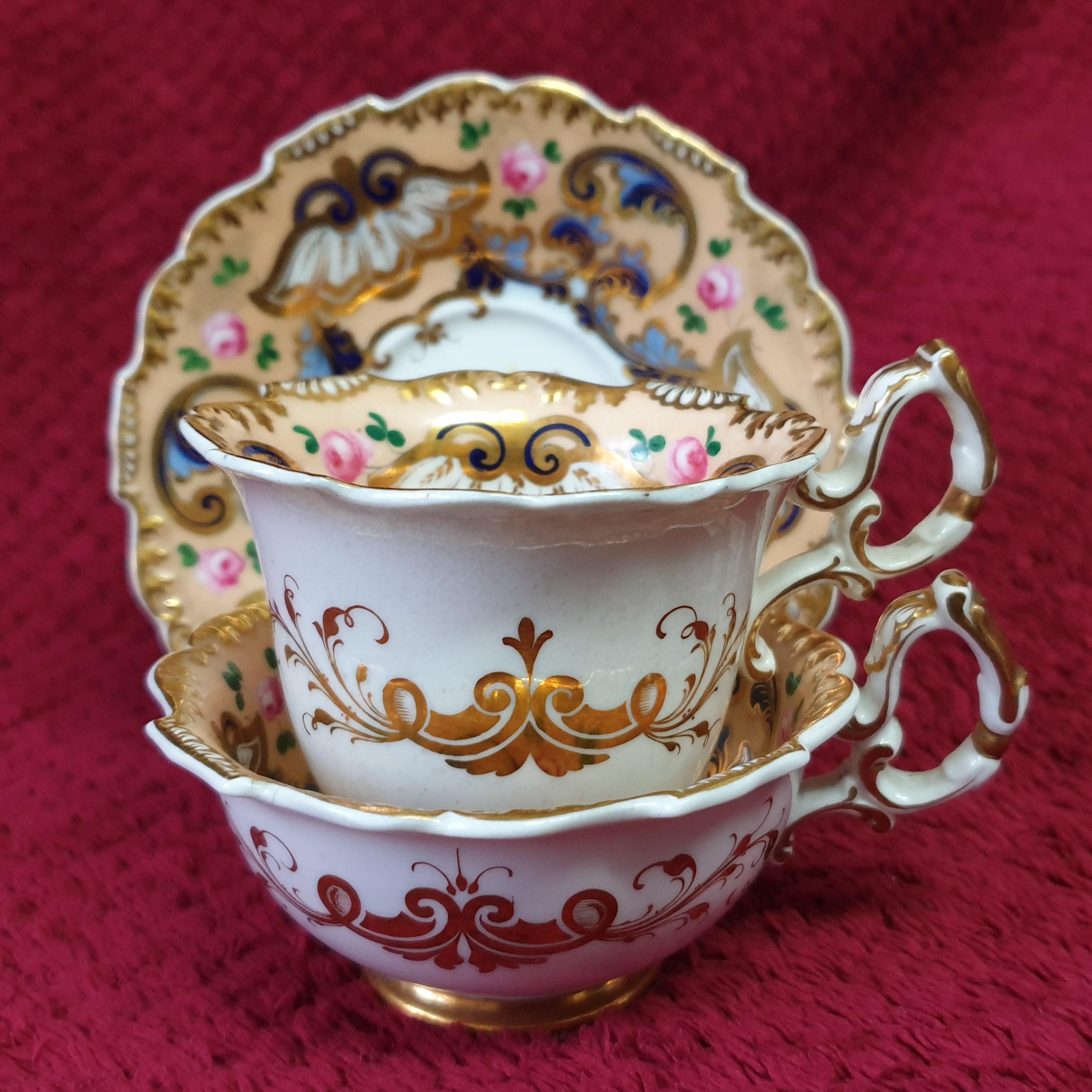 H&R Daniel Shrewsbury Peach ShellTrio For Sale at 1stDibs