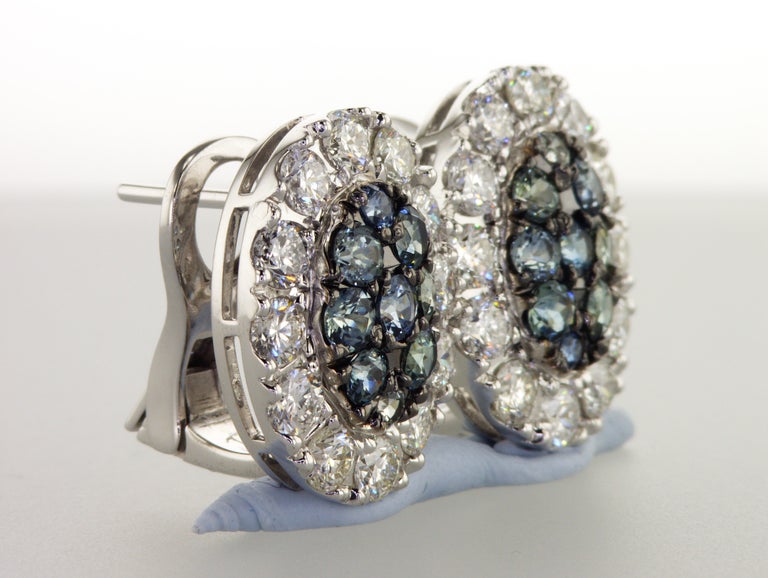 Customizable HRD Certified Jewelry Set, Diamonds Ring and Earrings with ...