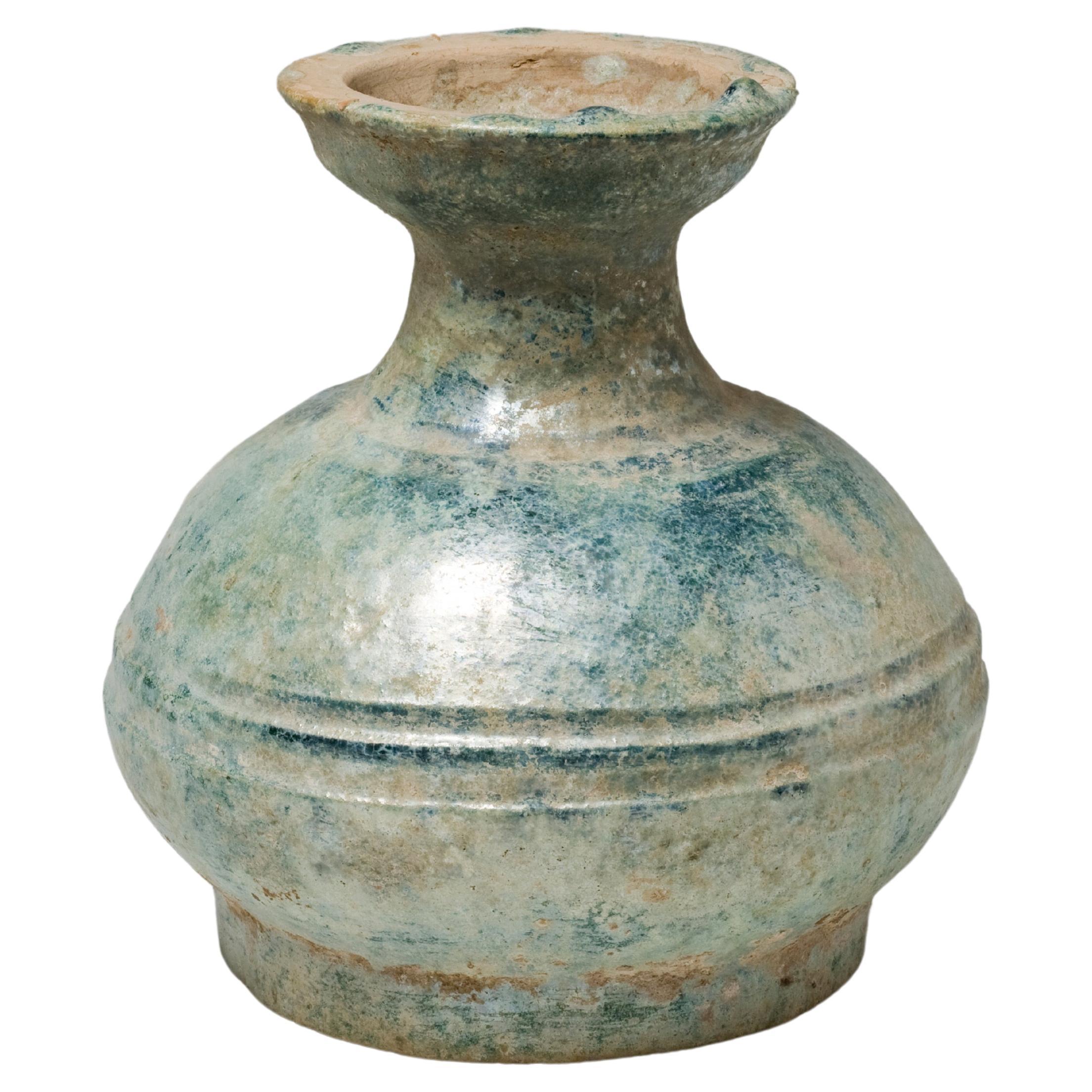 Hu Shape Green-Glazed Vase, Han Dynasty(206 BC - 220 AD) For Sale at ...