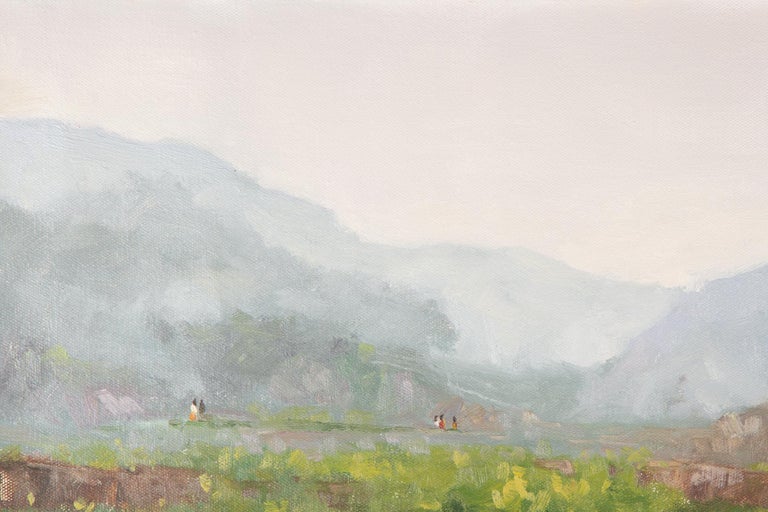 Hualin Li - Hualin Li Landscape Original Oil Painting "Rapeseed Flower ...