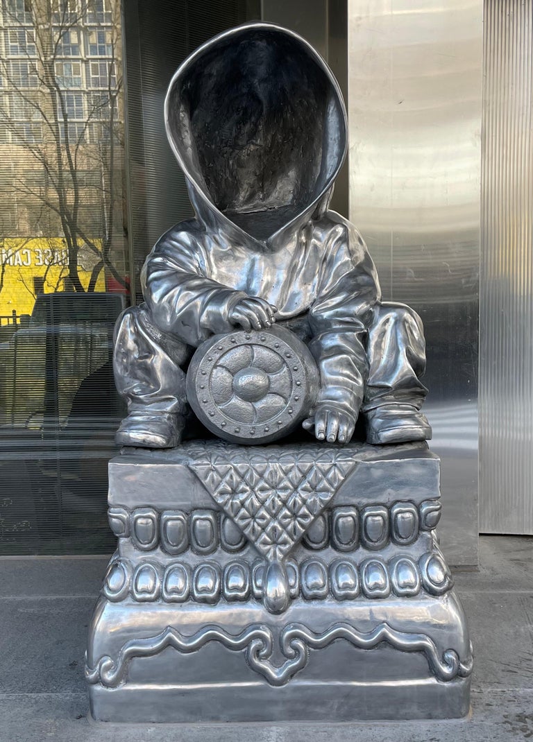 Huang Yulong - "Lion 2" Aluminum Sculpture 59" x 31" x 31" Edition 3/8 ...