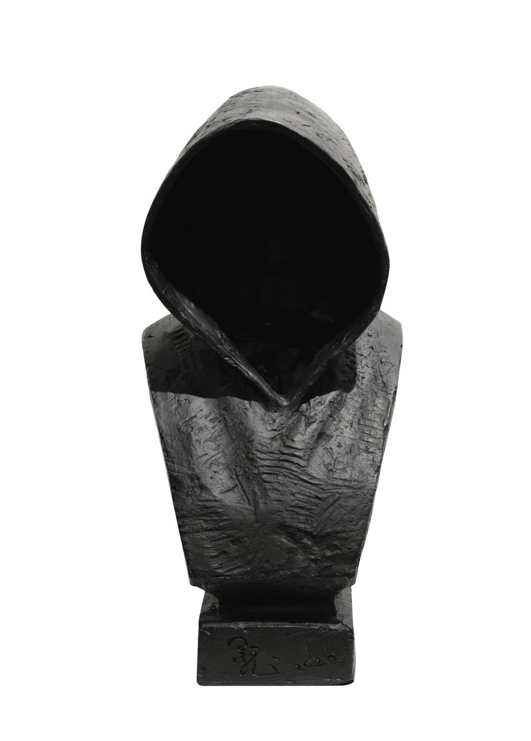 Huang Yulong - Quality Resin Made Bust Sculpture In Black Faceless ...