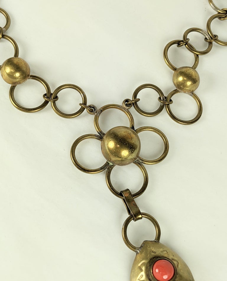 Hubert Harmon Atomic Fish Pendant-Belt For Sale at 1stDibs