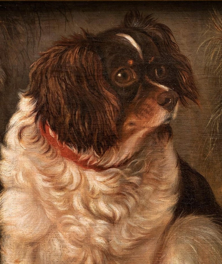 Hubert Henrard - Cavalier King Charles Dog Painting of "Rona;" 1860 ...