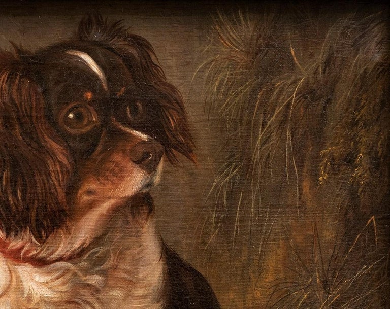 Hubert Henrard - Cavalier King Charles Dog Painting of "Rona;" 1860 ...