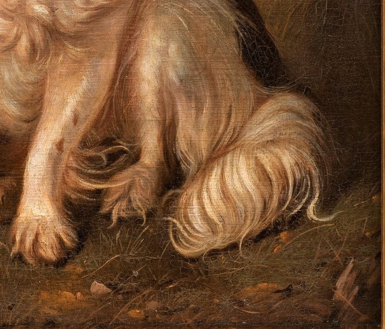 Hubert Henrard - Cavalier King Charles Dog Painting of "Rona;" 1860 ...