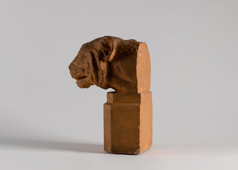 Hubert Hubert, Puma Sculpture, Terracotta, France, Mid-20th Century For ...