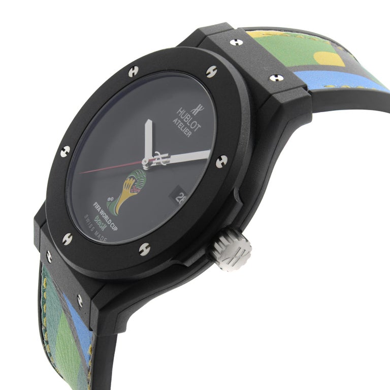 Hublot Atelier Fifa World Cup Brazil 2014 Black Dial Watch 500.XI.1100 ...