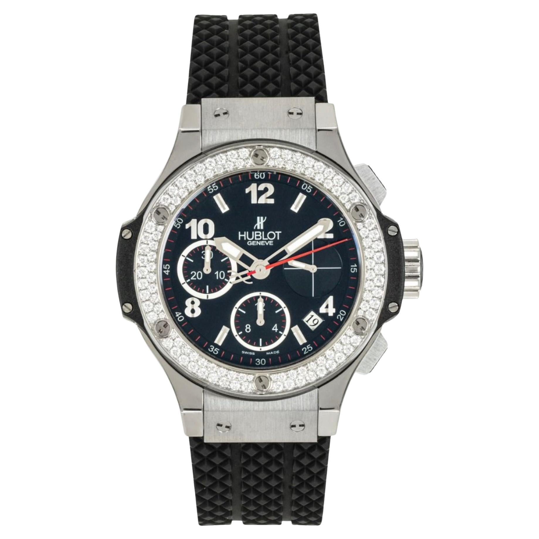 Hublot Zirconium with Pave Diamonds Big Bang King Power Chrono at 1stDibs