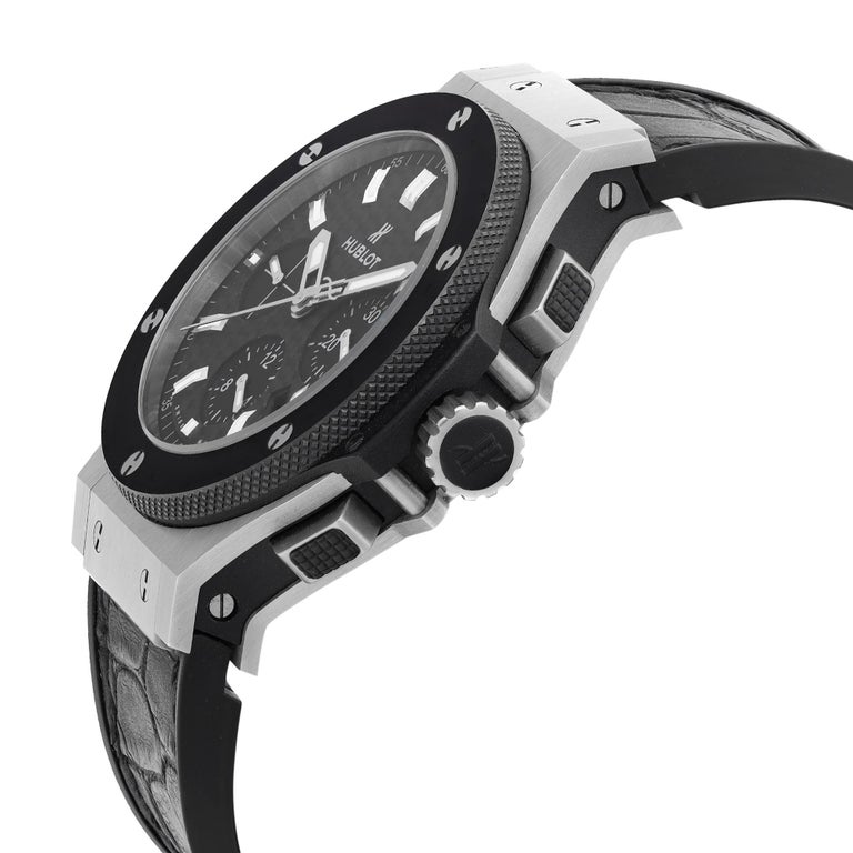 Hublot Big Bang Evolution Steel Ceramic Carbon Fiber Dial Watch 301.SM.1770.GR For Sale at 1stDibs