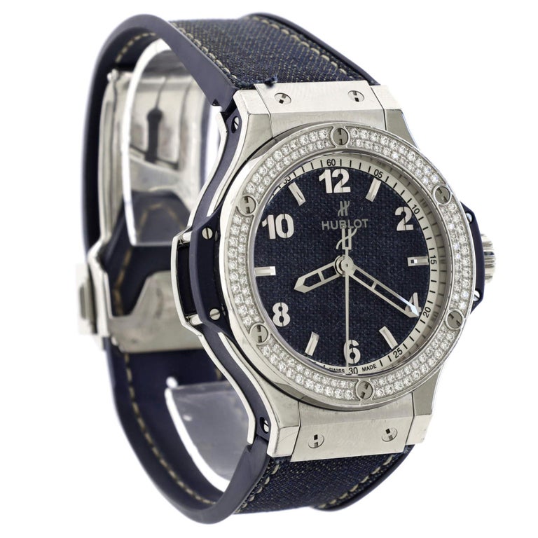 Hublot Big Bang Jeans Quartz Watch Stainless Steel and Rubber with ...
