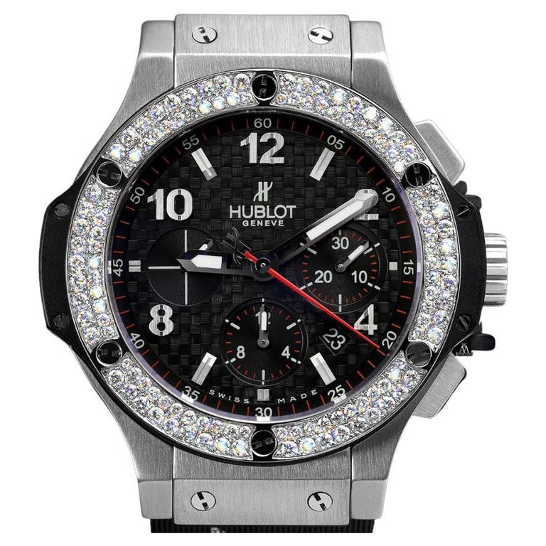 Hublot Big Bang Men's Chronograph Custom Diamond Watch - 301.SM.1770.GR ...