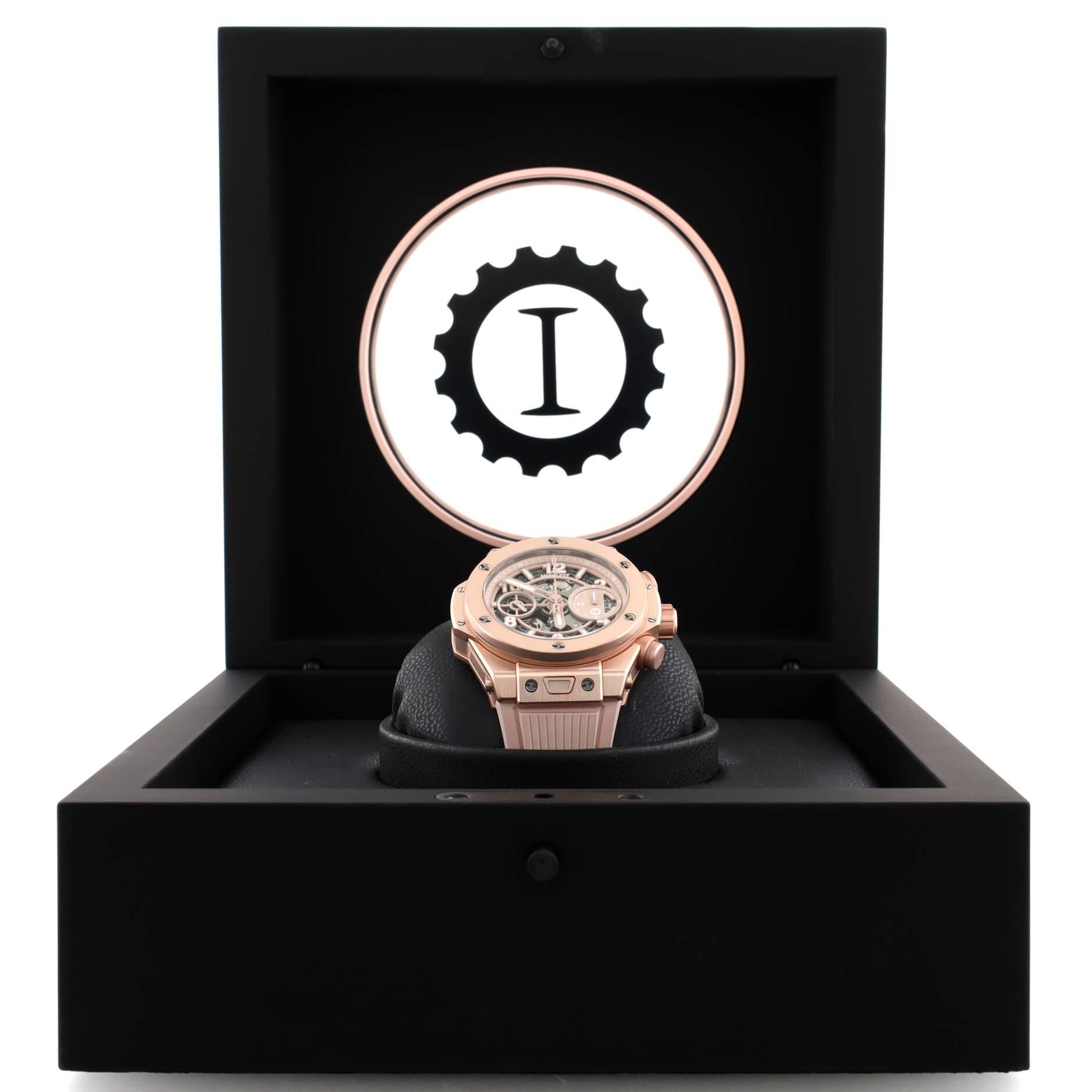 Hublot Big Bang Millennial Pink Chronograph Automatic Watch Titanium ...