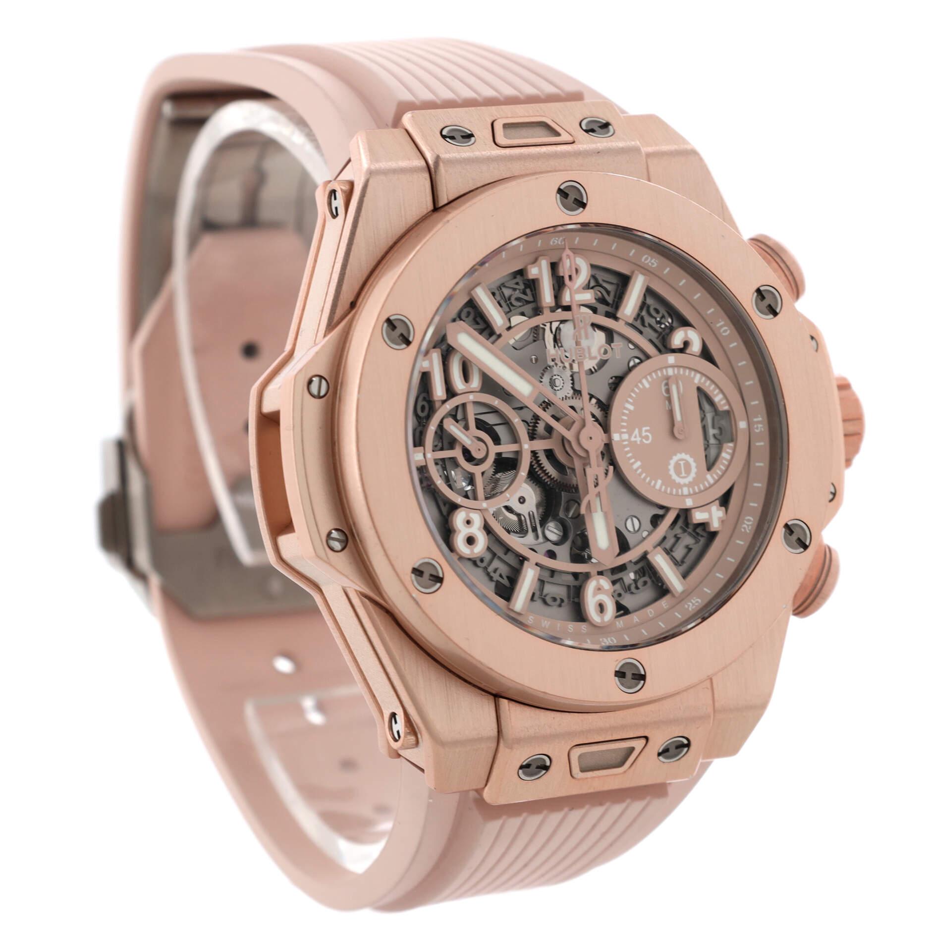 Hublot Big Bang Millennial Pink Chronograph Automatic Watch Titanium ...