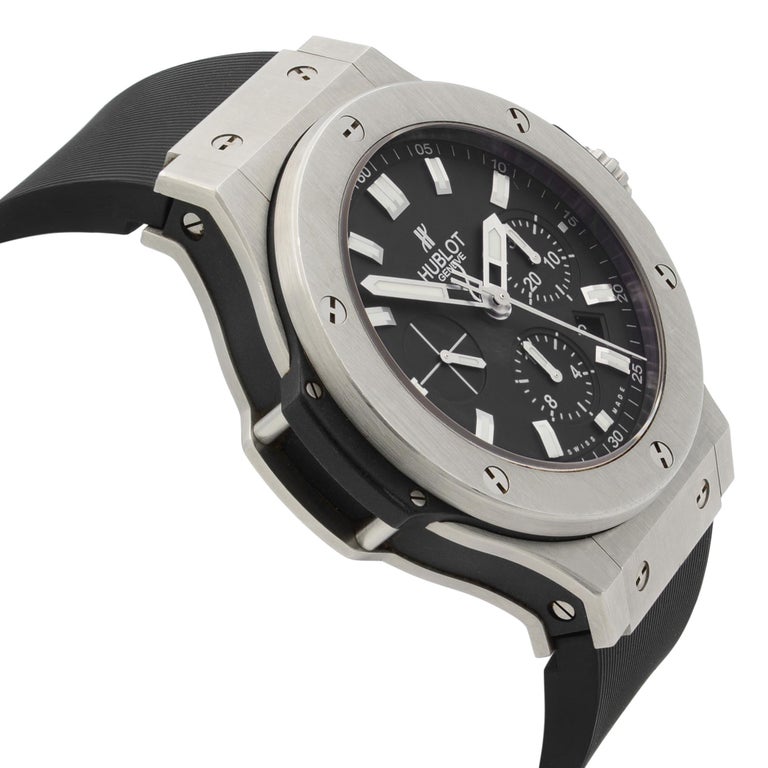 Hublot Big Bang Steel Titanium Rubber Automatic Black Men’s Watch 301.SX.1170.RX at 1stDibs