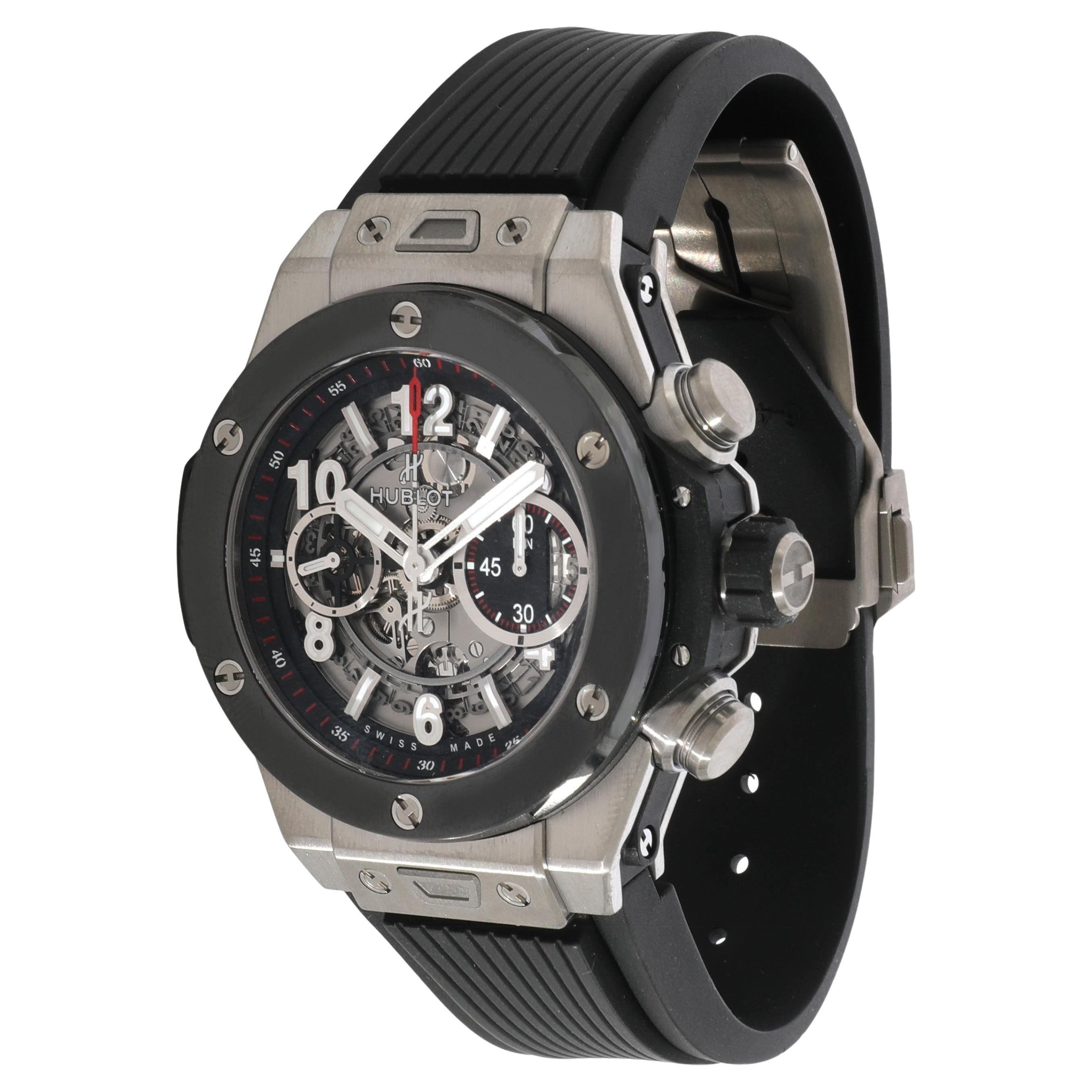 Hublot Big Bang Steel Titanium Rubber Automatic Black Men’s Watch 301.SX.1170.RX at 1stDibs