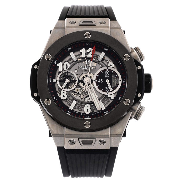 Hublot Big Bang Unico Chronograph Automatic Watch Titanium and Rubber ...