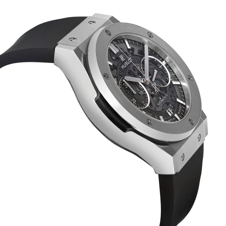 Hublot Classic Fusion Titanium Skeleton Dial Automatic Watch 525.NX ...